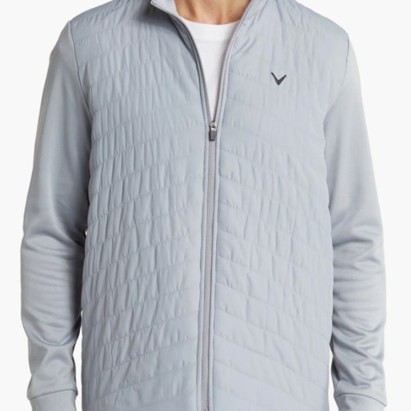 Callaway | Jackets & Coats | Callaway X Men Ls Golf Jacket Grey Quilted ...